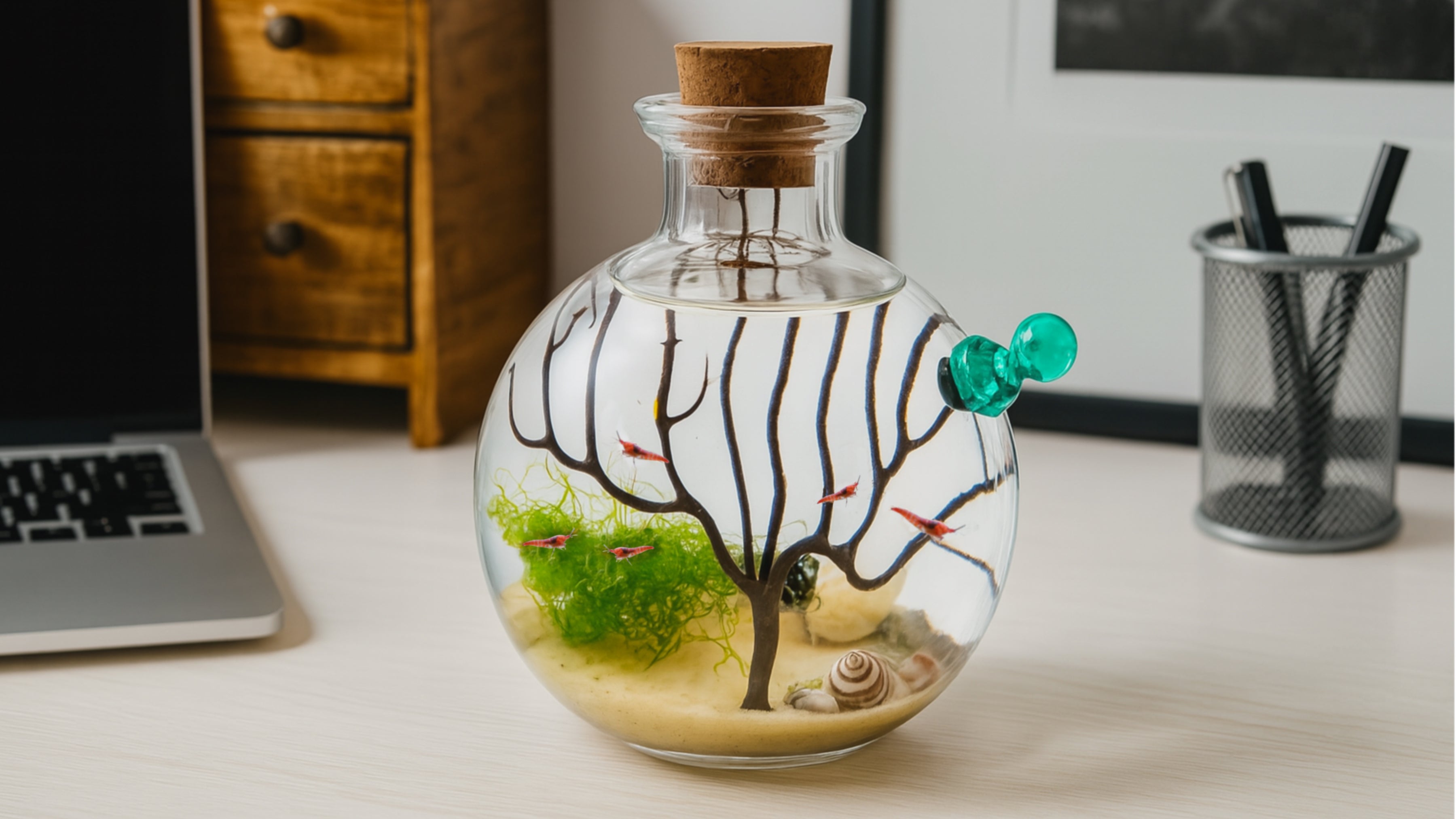 Shrimp Ecosphere - Self Sustainable Ecosystem